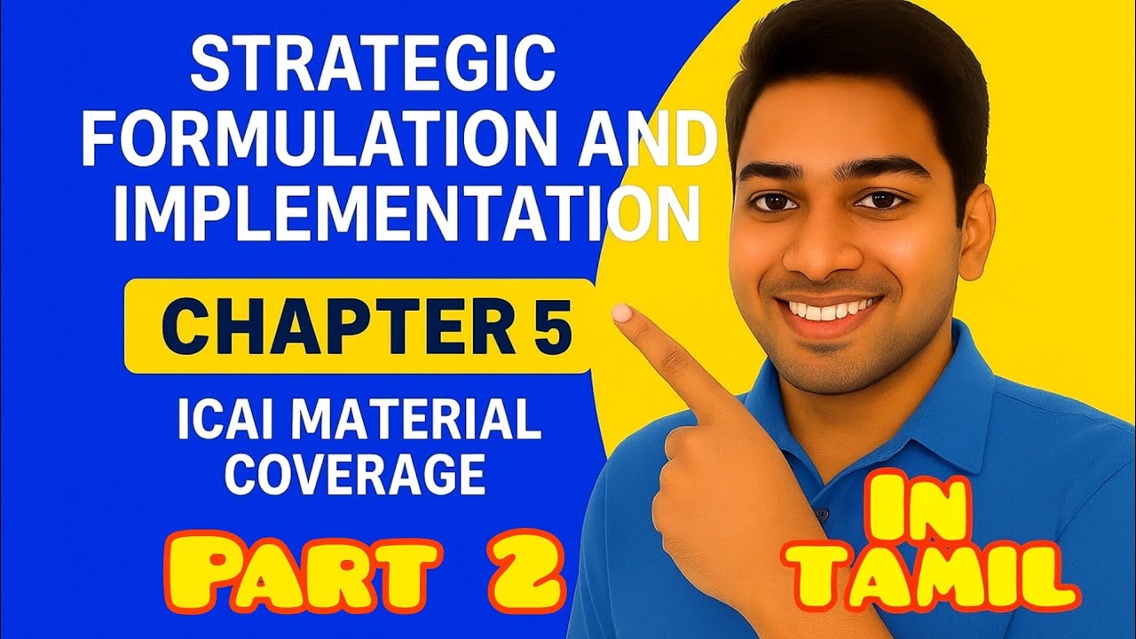 Chapter 5 ️Strategic implementation &evaluation-Part 1 ️Strategic Management ️CA Intermediate♥ ...
