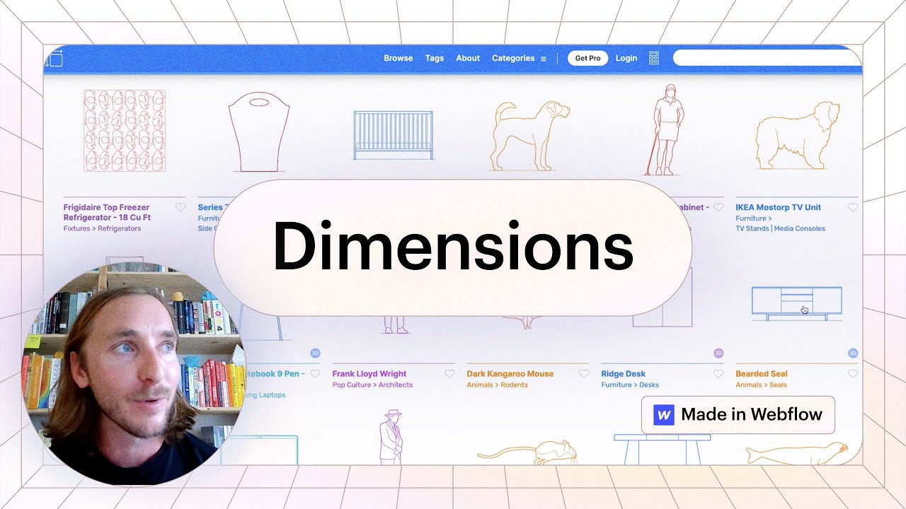Bryan Maddock, Dimensions — Made in Webflow - YouTube