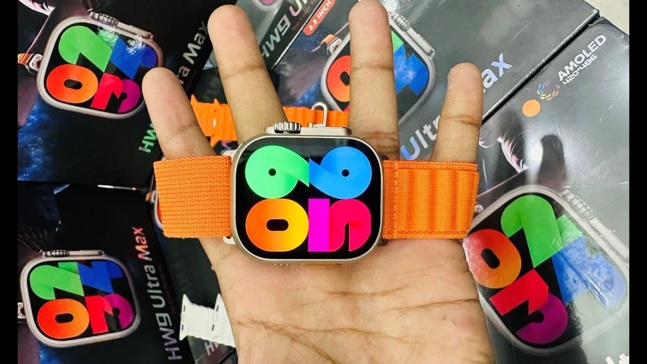 HW9 ULTRA MAX 49mm Smart Watch With 2.2 Inch Amoled screen, Compass ...