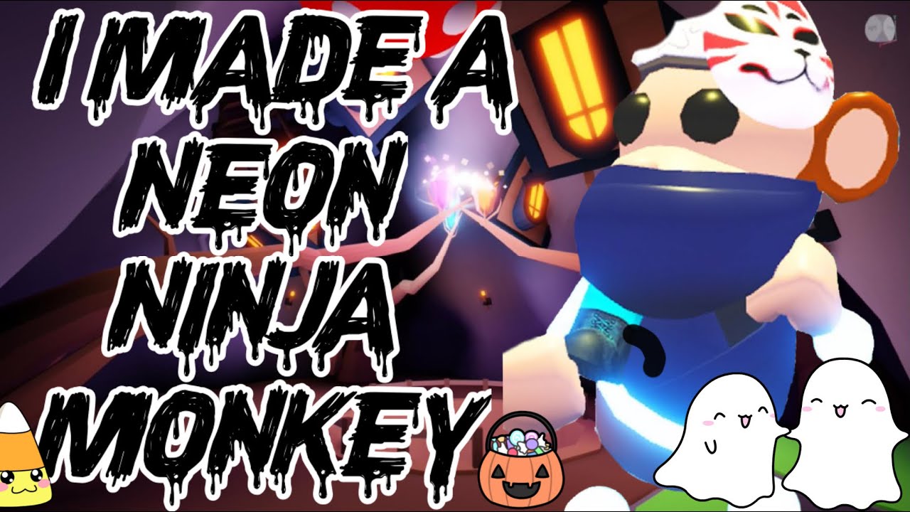 I made the LEGENDARY neon ninja monkey! 🐒 *Dream Come True* | Roblox ...