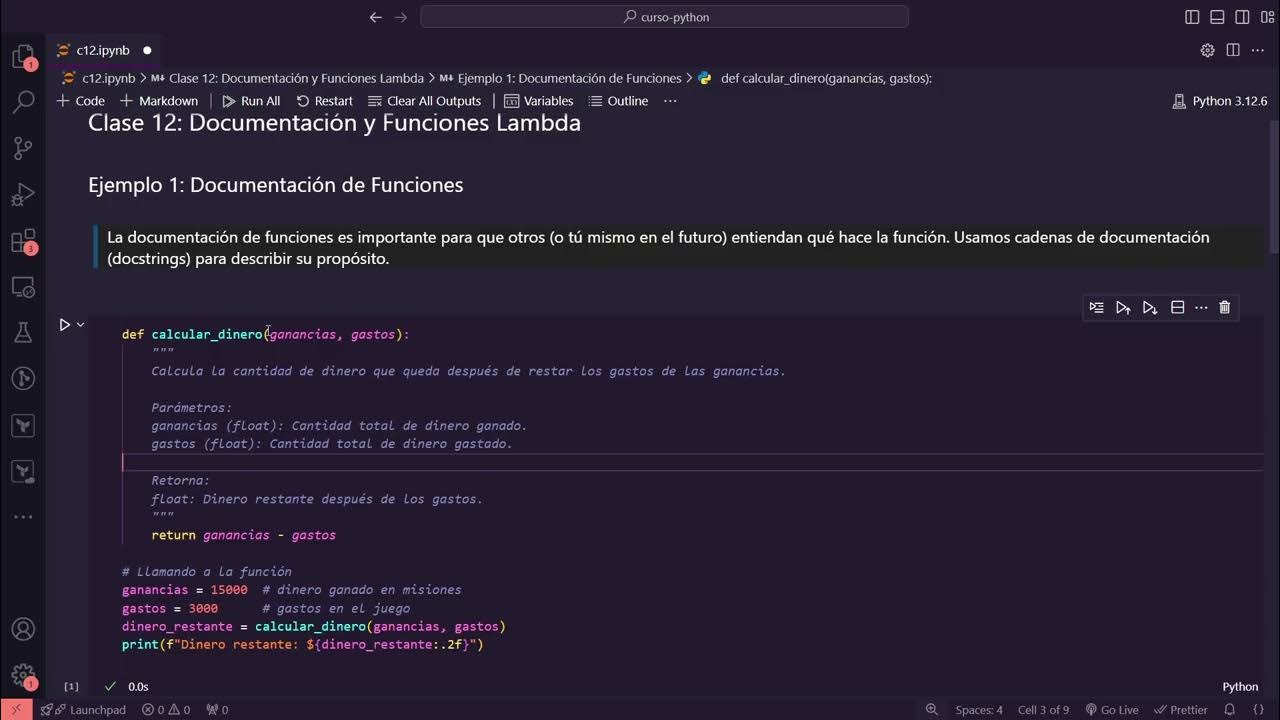 Python con GTA V desde cero : Clase 12: Documentación y Funciones ...