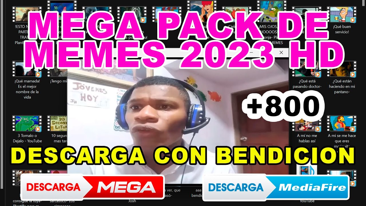 DESCARGAR MEGA PACK DE MEMES 2023 🤣 | MEMES PARA EDITAR VIDEOS - YouTube