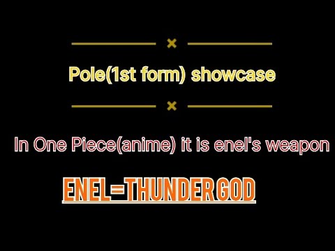 Pole(1st form) Showcase || Blox Fruit(Update 17) || Roblox || Gamer_Yt ...