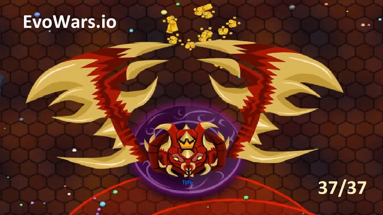 EvoWars.io Evolutions Unlocked 37/37 [MEGAVOLUTION] - YouTube