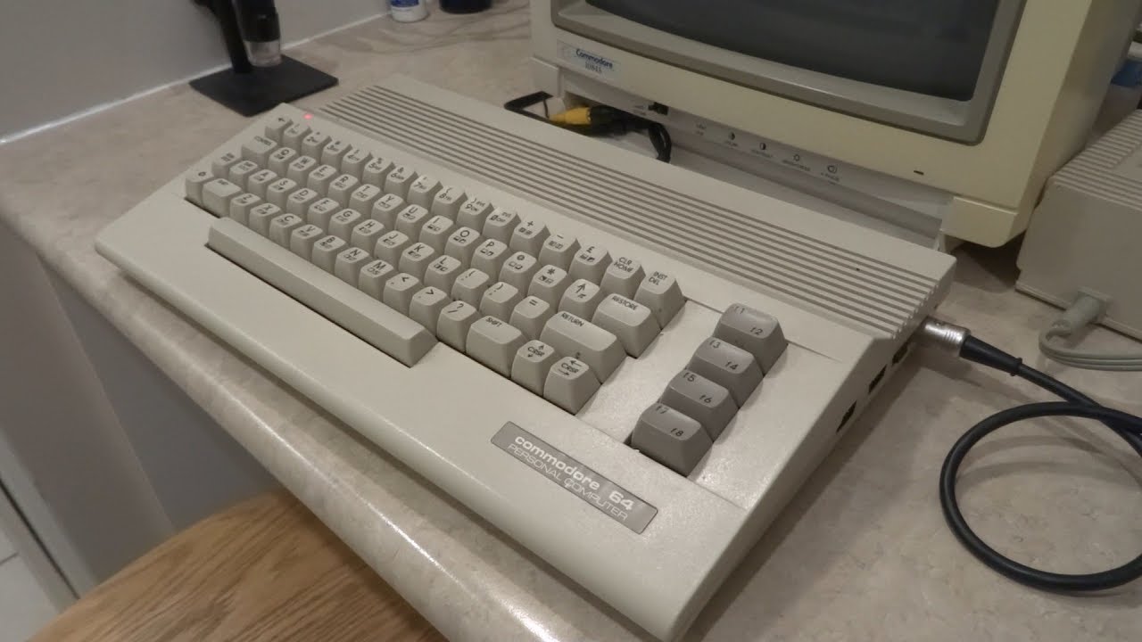 Commodore 64c Repair and PAL Modification - YouTube
