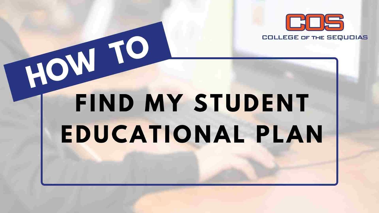 How To Find Your Student Educational Plan - YouTube