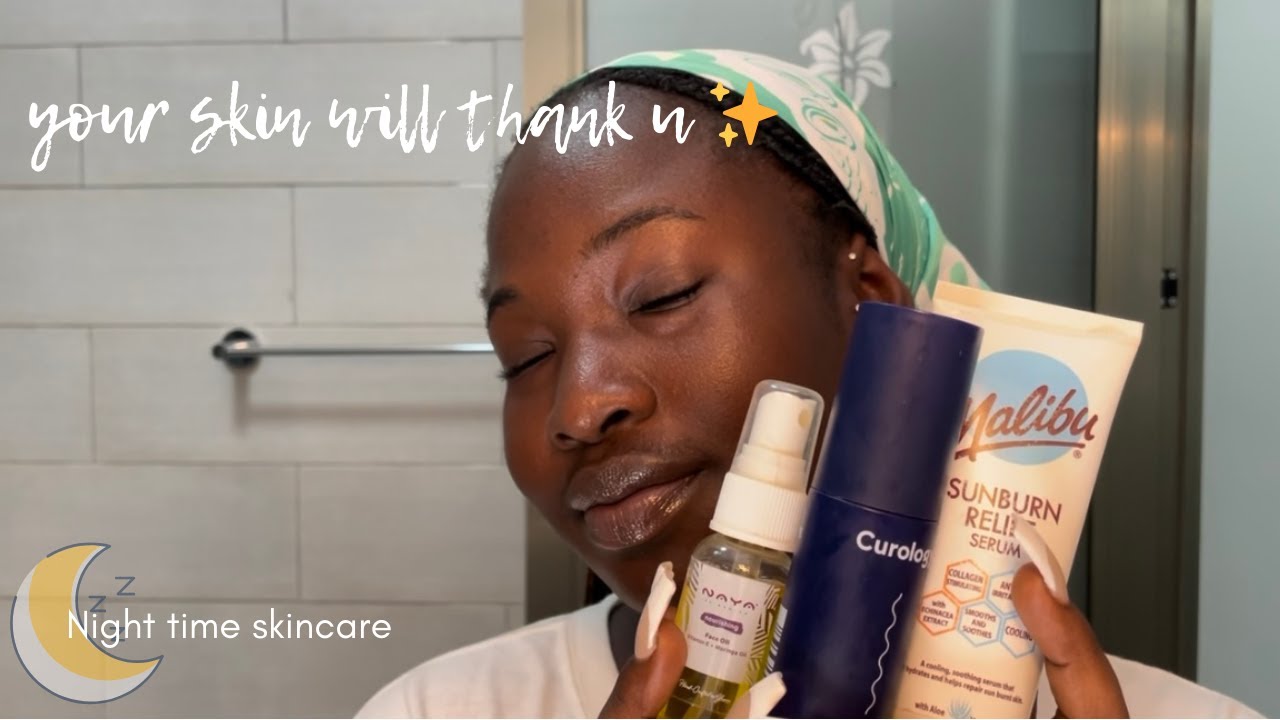 My nighttime routine || Black Girl - YouTube