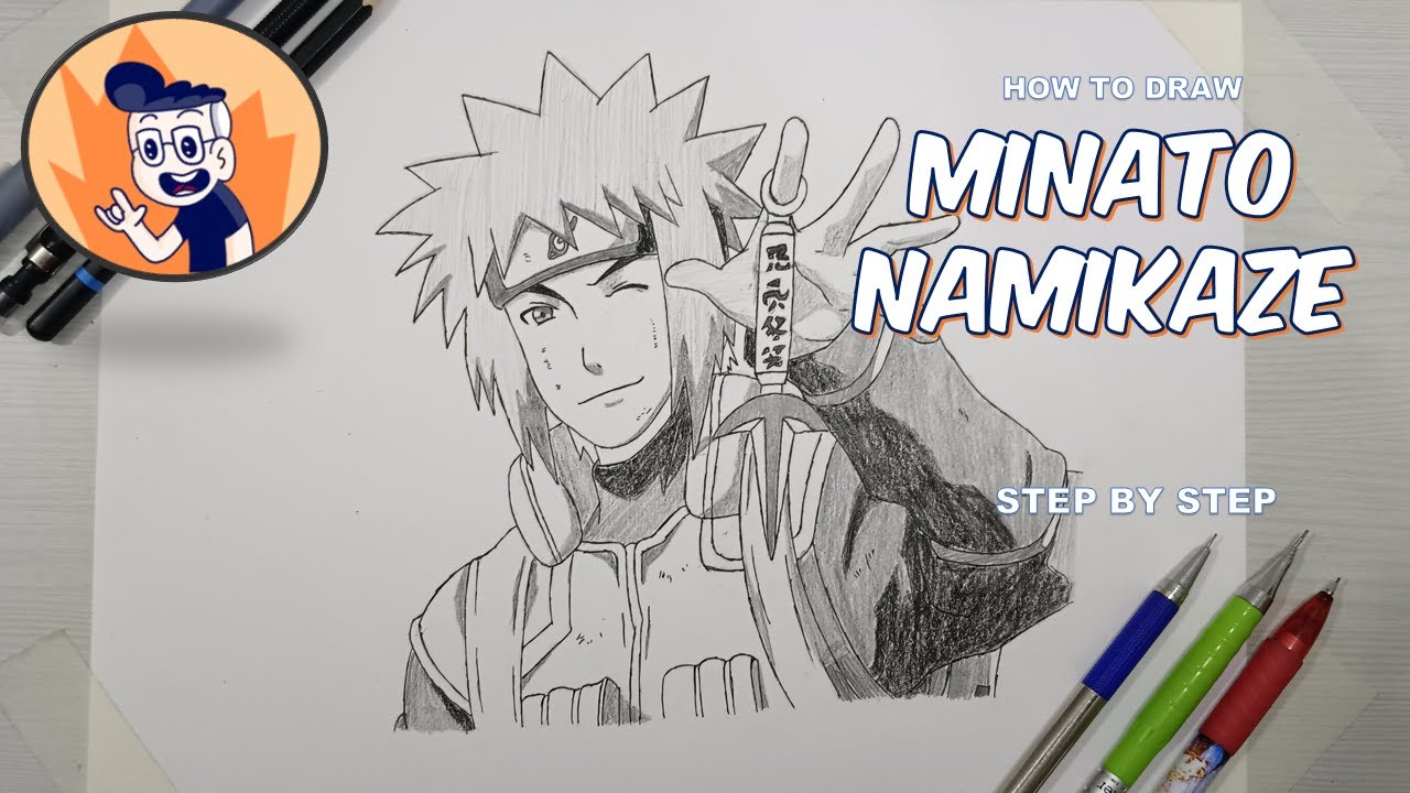 How to draw Minato Namikaze || Naruto Shippuden || Easy Anime Drawing ...