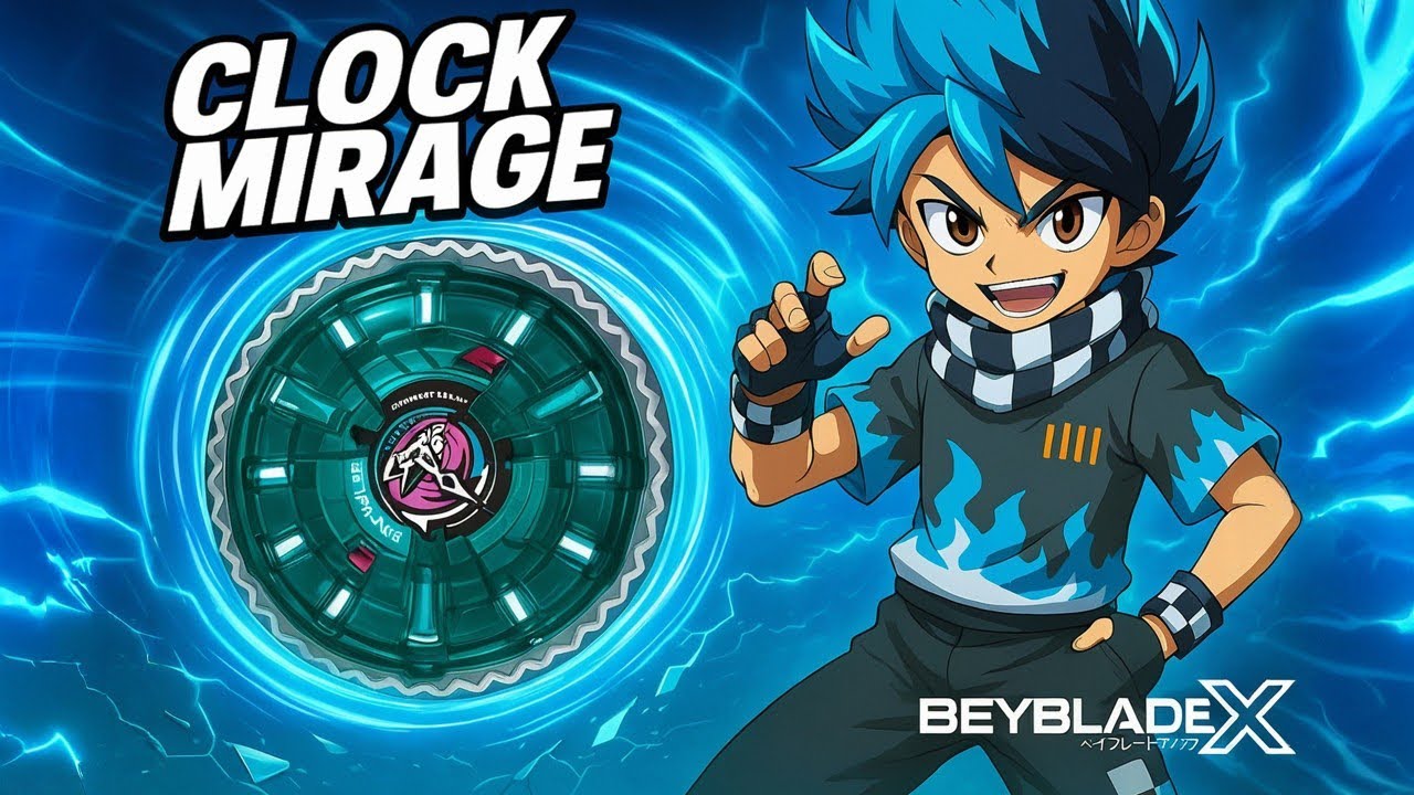 Beyblade X Clock Mirage 9-65B - Spacetoon | مراجعة بي بليد اكس كلوك ...