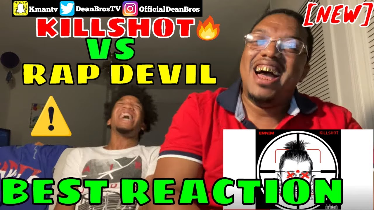 FIRST TIME MY DAD REACTS MGK VS EMINEM | Machine Gun Kelly - RAP DEVIL ...