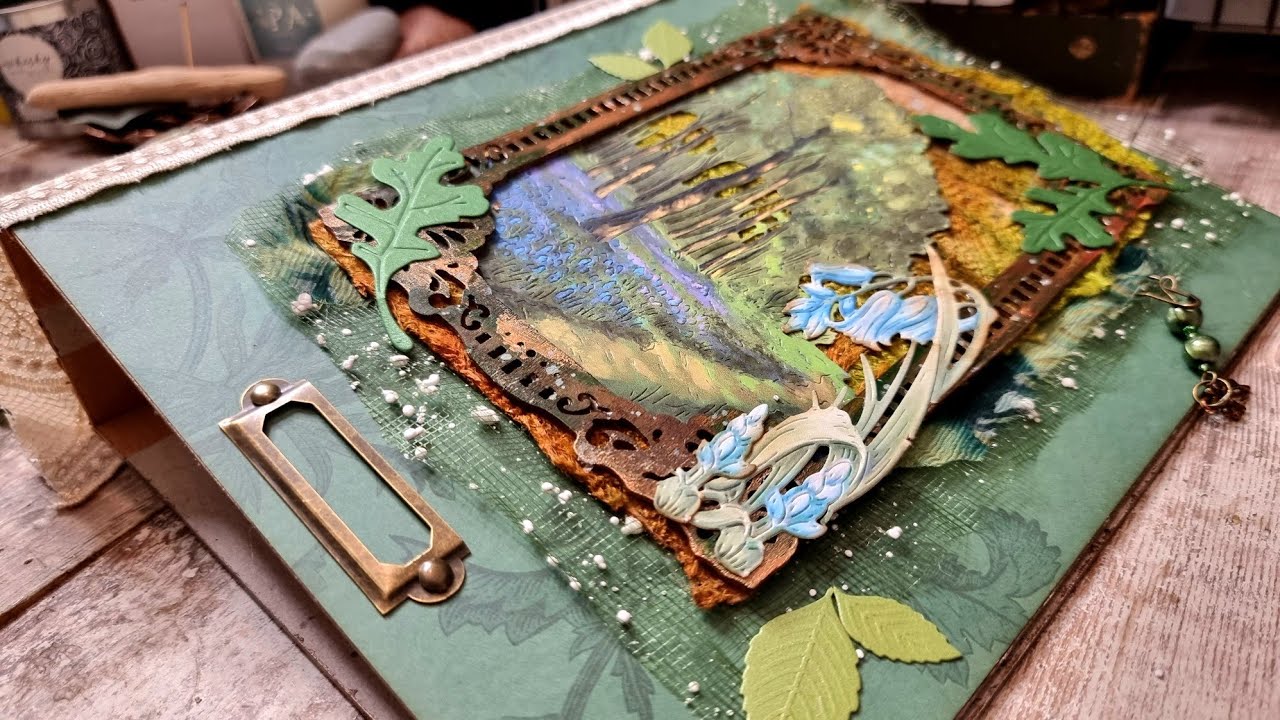 Finishing off The Cover - Let's Make a Big Journal - From Start to ...