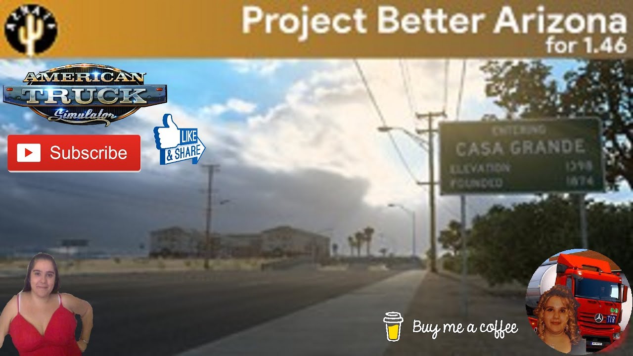 American Truck Simulator (1.46) Project Better Arizona v0.2.2 by AzNate ...