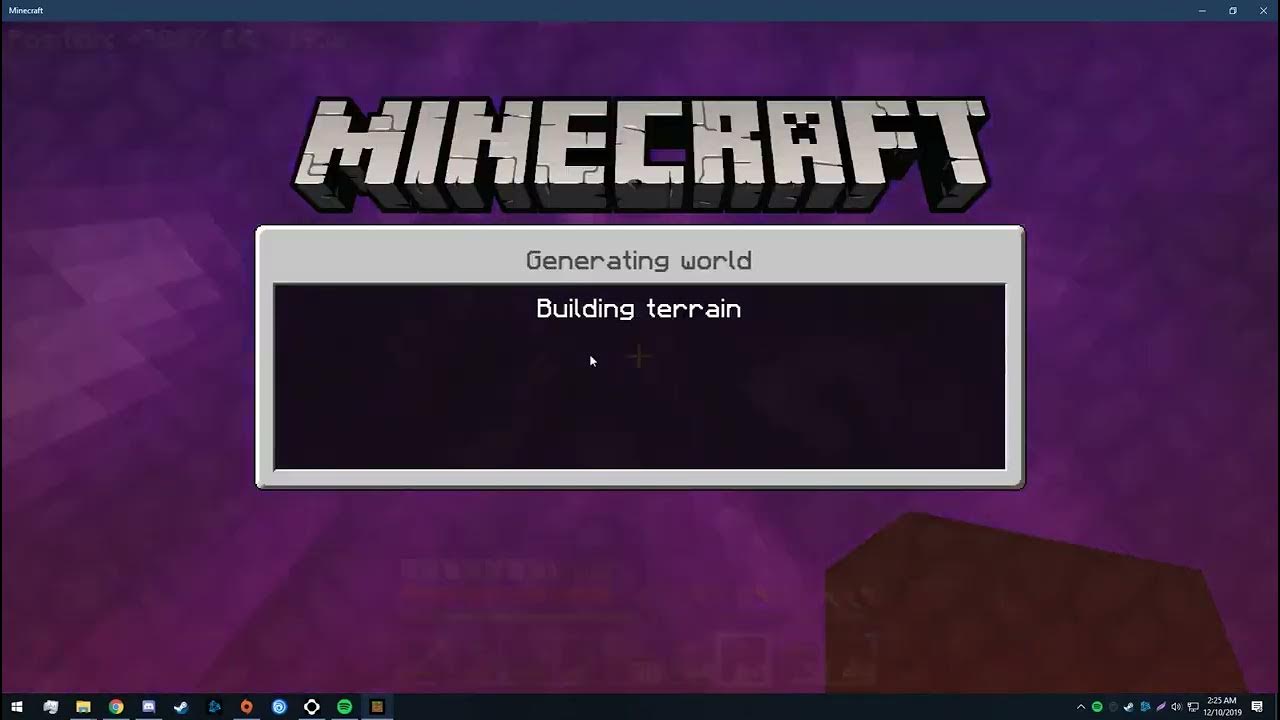 Minecraft 1 15 Bedrock 12 10 19 02 27 Youtube