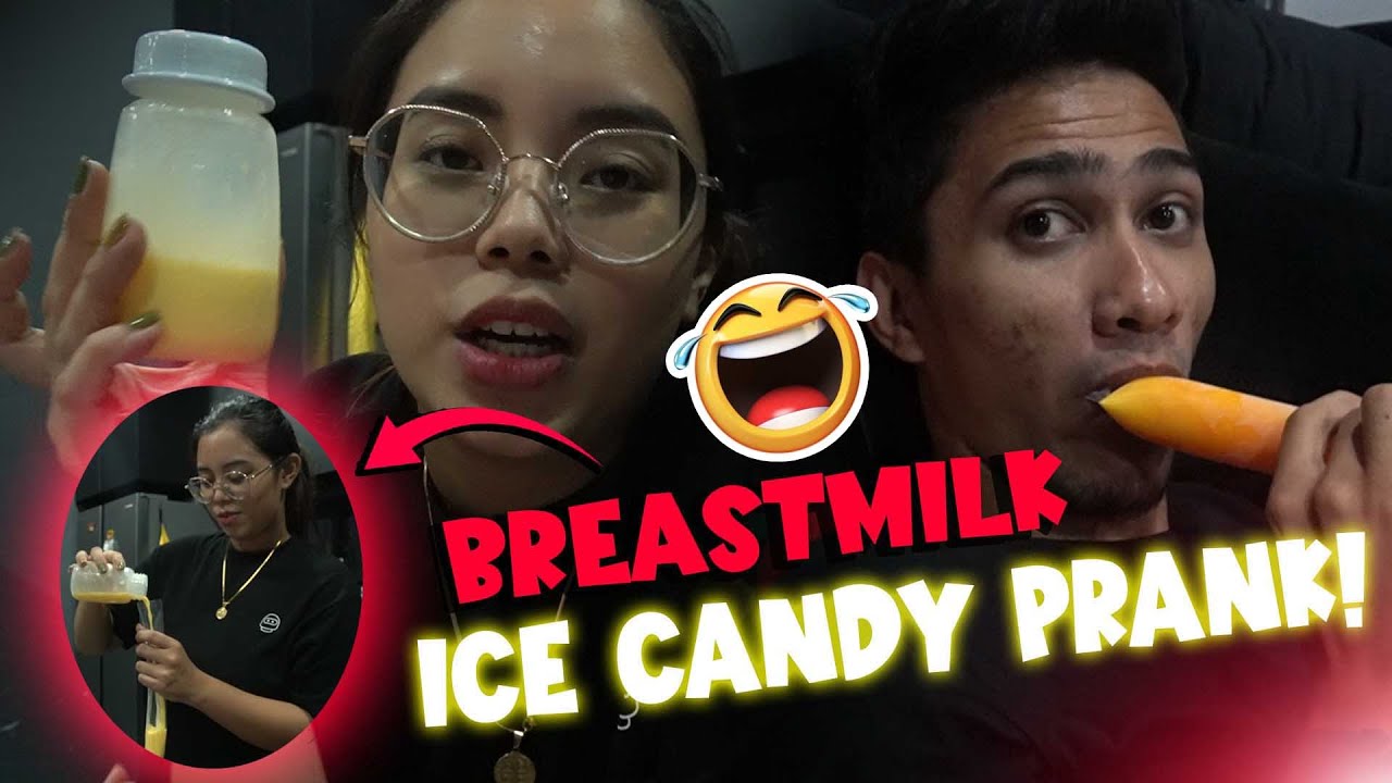 BREASTMILK ICE CANDY PRANK! - YouTube