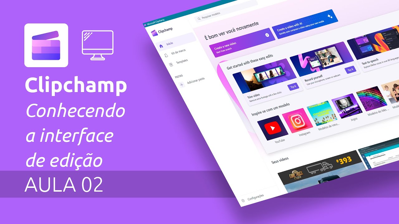 Clipchamp | AULA 02 | Conhecendo a interface de edição - YouTube