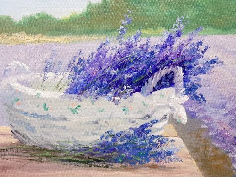 Лаванда в корзине  Lavender Vugar Mamedov