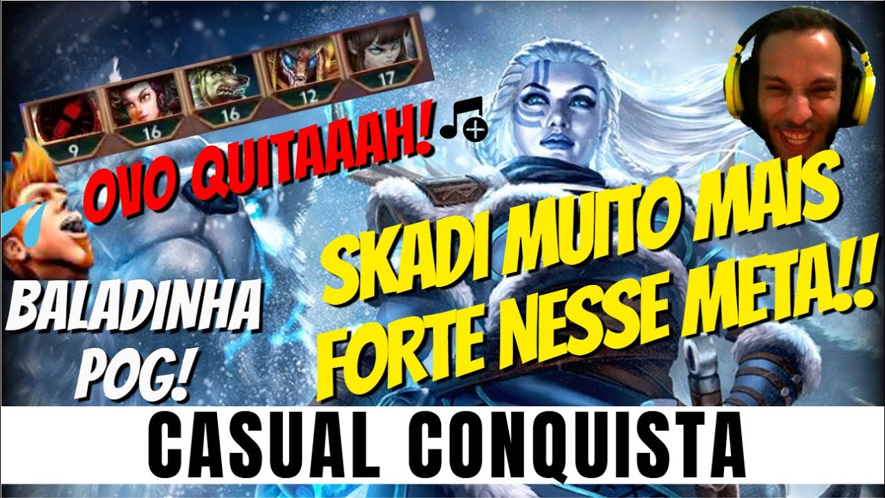 DIA-A-DIA SMITE SEASON 8 | SKADI ADC CASUAL | Kalder fez o Apollo ...