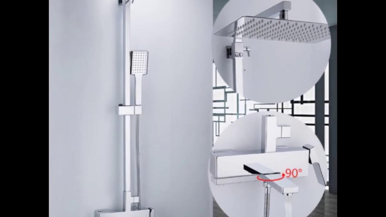 Обзор душевой системы Gappo G2418 - YouTube