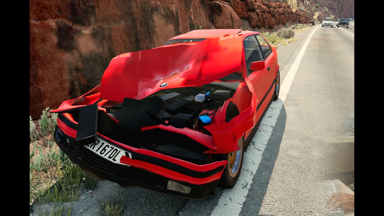 BeamNG Drive |Bmw E36 M50 Turbo Swap| M50 swaplı BMW ile Utah gezintisi ...