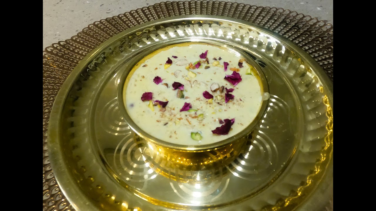 தண்டாய் | Thandai Rice Kheer | Rich and Creamy Kheer Recipe By Flavors ...