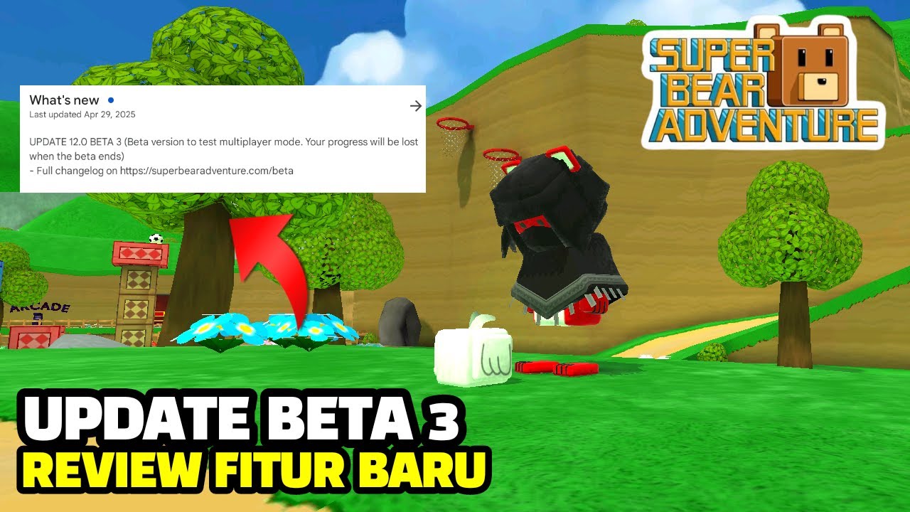 Review Update BETA 3 Terbaru Super Bear Adventure Android - YouTube
