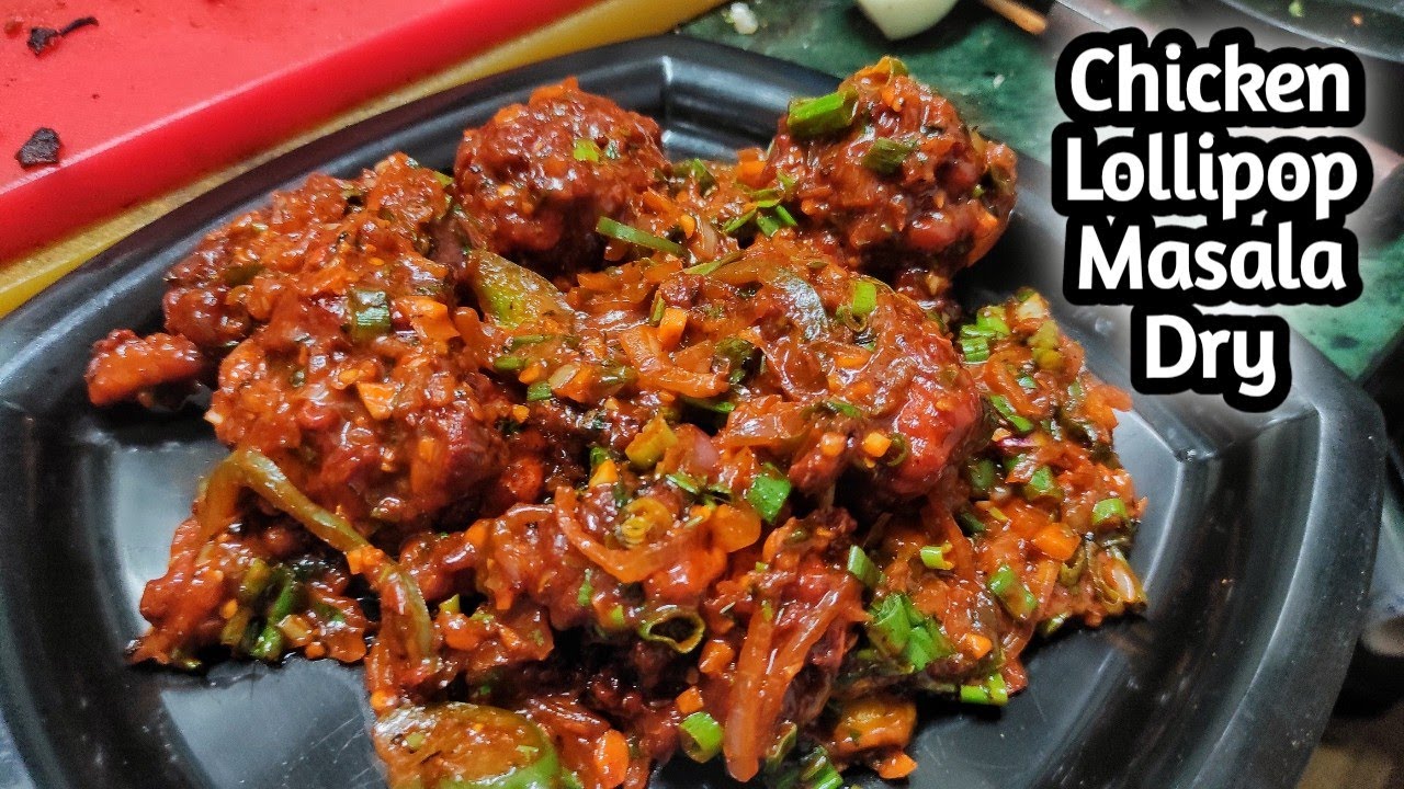 Chicken Lollipop Masala Dry recipe | Tadka Chinese Restaurant | VMTube1 ...