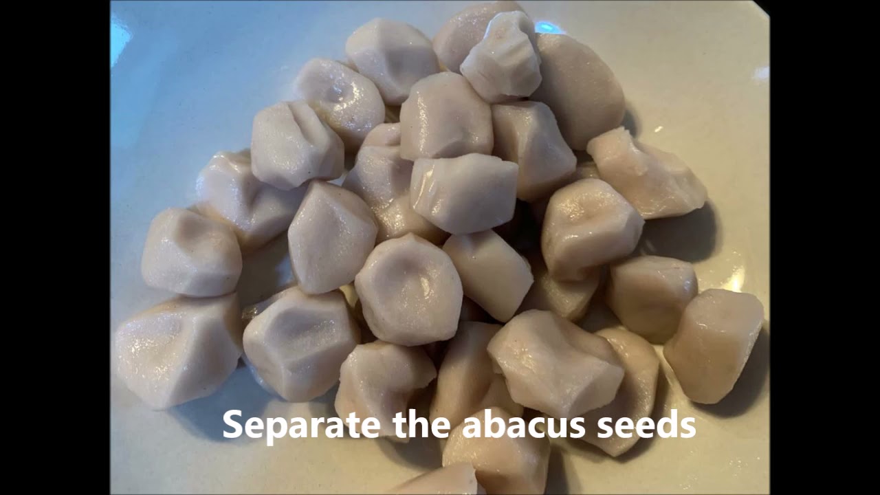 How to de-frozen and cook a packet of vacuum pack abacus seeds - YouTube