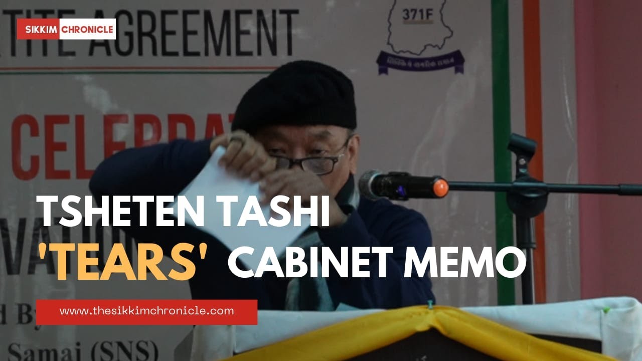 Tsheten Tashi tears a cabinet memo says those memos were "diluting the ...