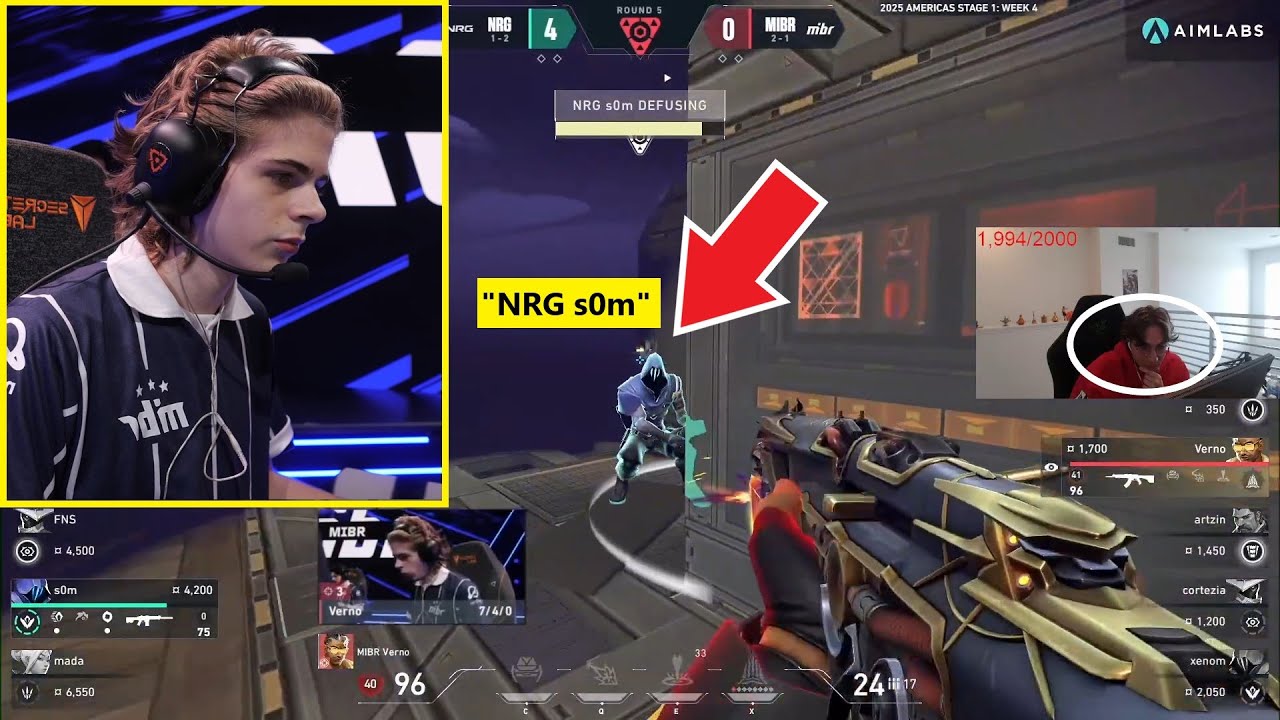 how mibr verno destroys nrg with a dirty 4k revenge play?, sen johnqt ...