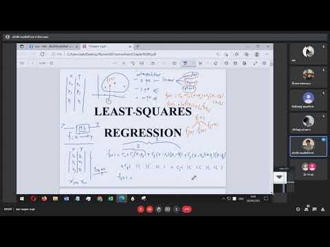 Numerical Method Final 5 - Lest-Squares Regression - YouTube