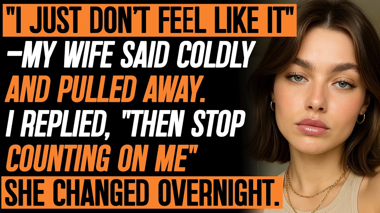 "I Just Don’t Feel Like It" — She Said Coldly And Pulled Away. I ...