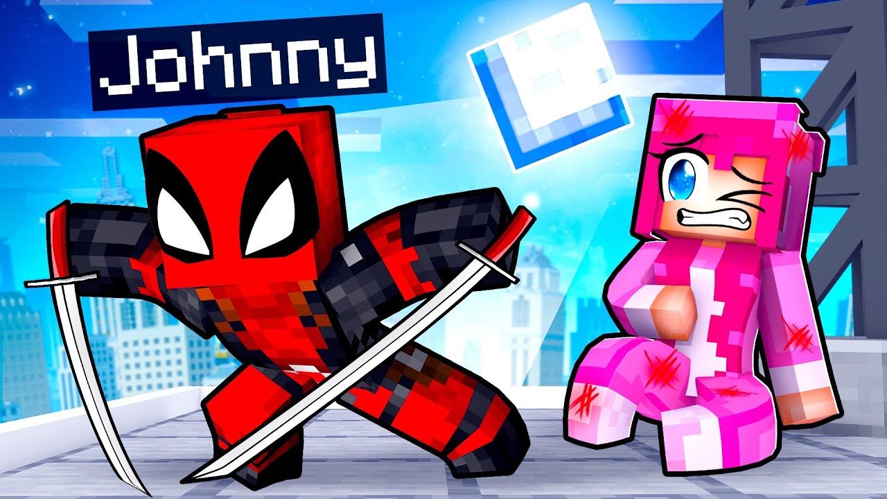 Playing as a PROTECTIVE DEADPOOL in Minecraft! - YouTube
