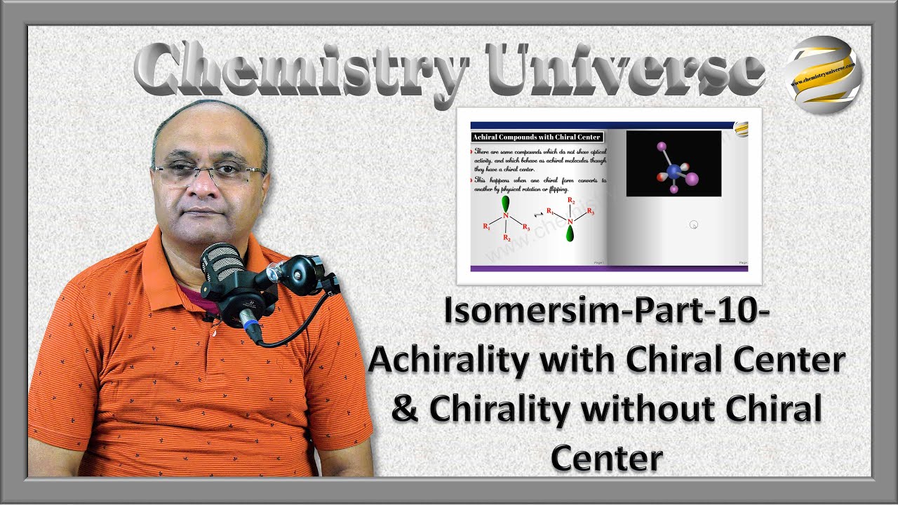 Isomersim-Part 10-Achirality with Chiral Center & Chirality without ...
