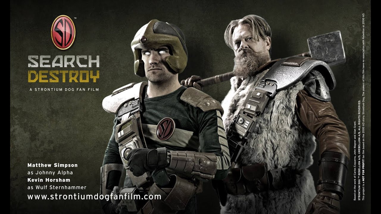 Behind The Scenes On Search/Destroy: A Strontium Dog Fan Film - YouTube