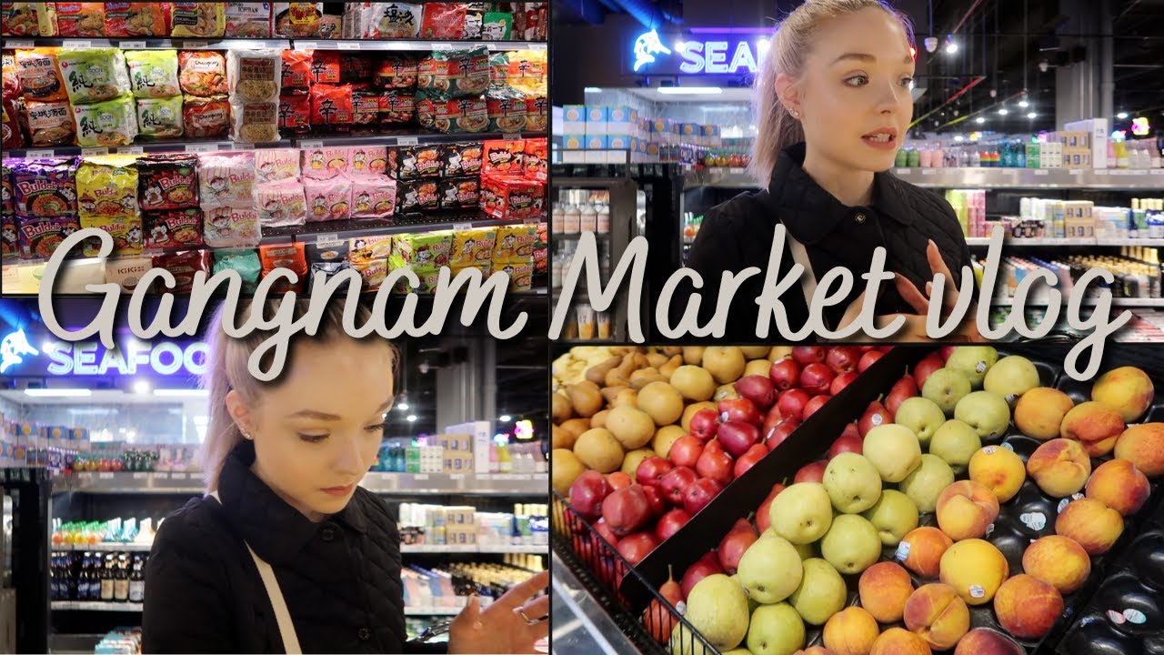 EXPLORING CHICAGO | visiting gangnam market & making a poppin cookin ...