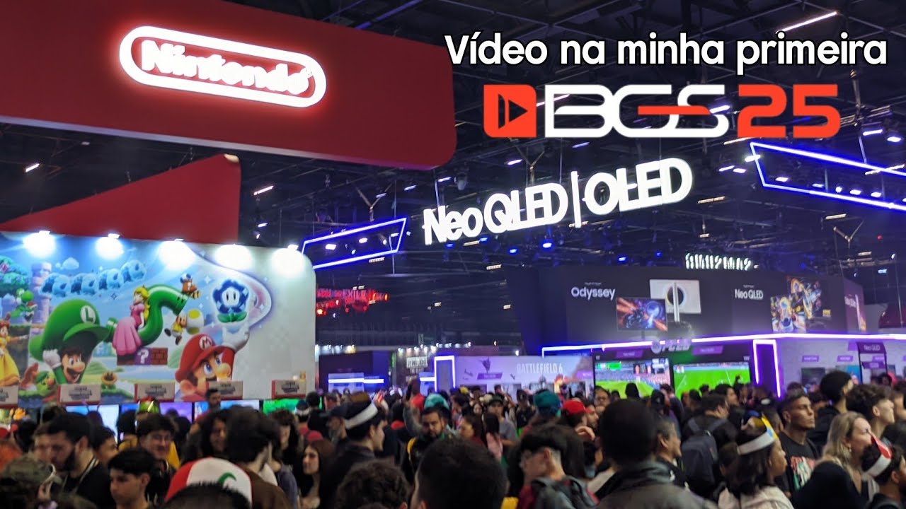 BGS 2025 - Um vídeo na minha primeira BGS! - YouTube