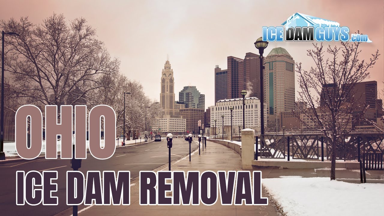 Ice Dam Removal in Ohio - YouTube