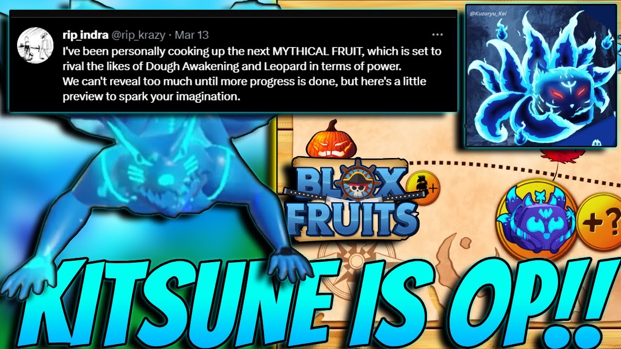 The NEW Kitsune Fruit Is Insanely OP In Blox Fruits!!! - YouTube