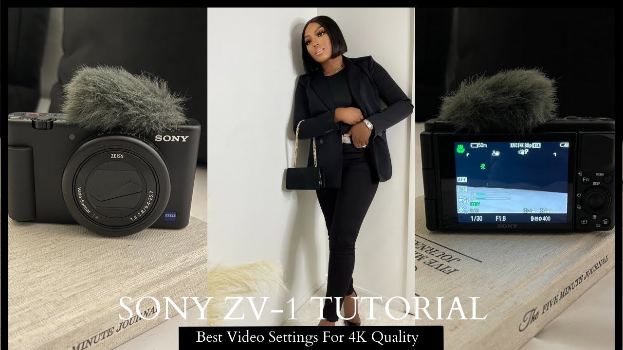 SONY ZV-1 TUTORIAL | best camera & video settings for 4K quality, sony ...