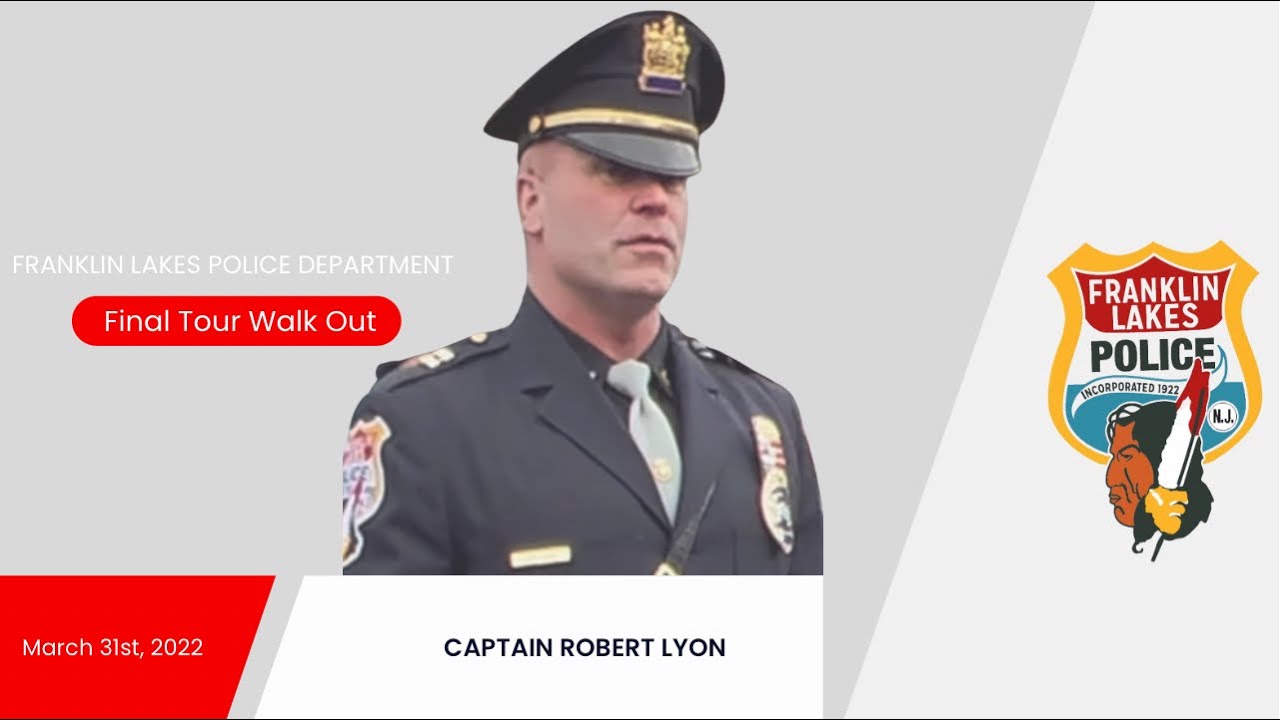 Retirement of Capt. Robert Lyon - YouTube