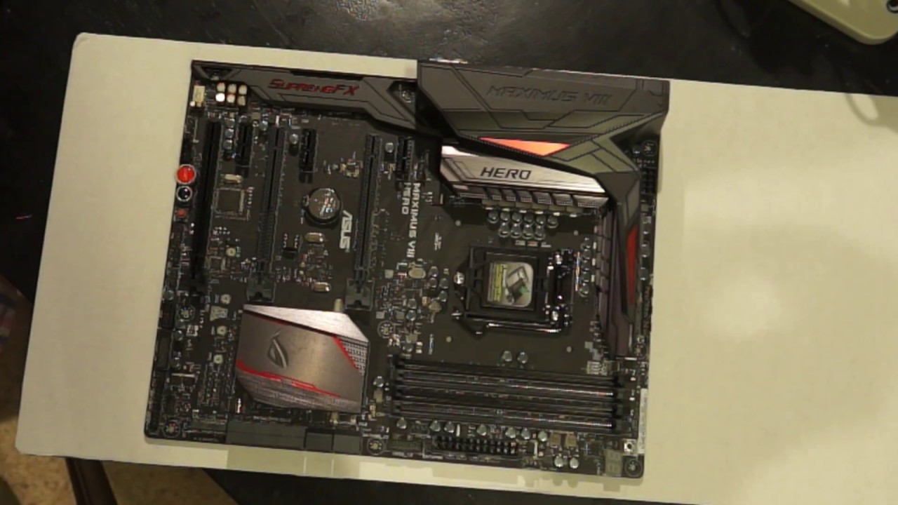 Building a new computer: The Motherboard - YouTube