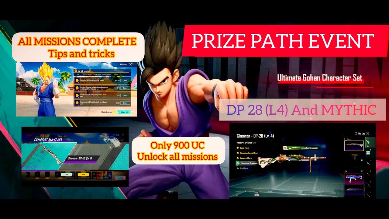 Dragon ball Prize Path Event | Dragon Ball z Super Prize Path Missions ...