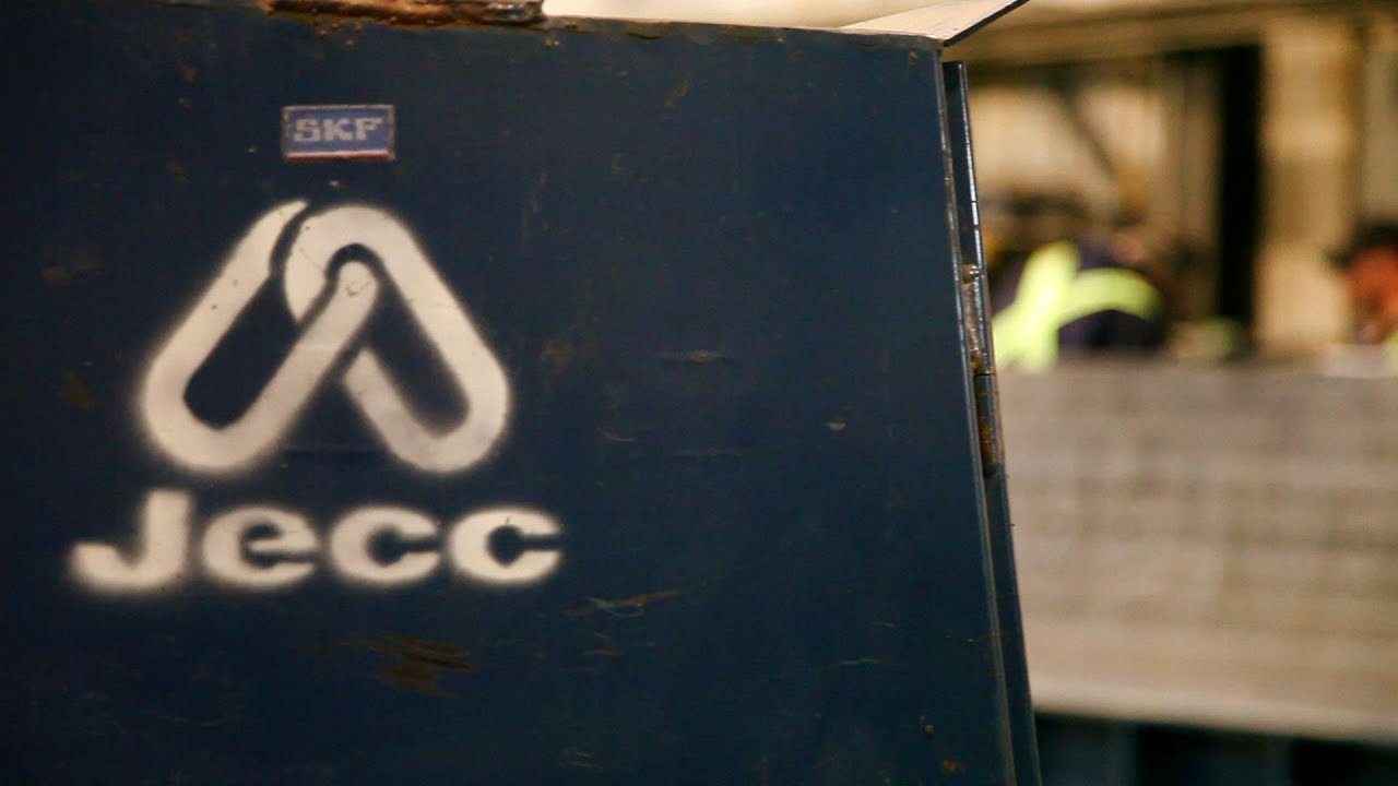 JECC Mécanique - Entire Shredder Line for BS-6000 JECC - YouTube