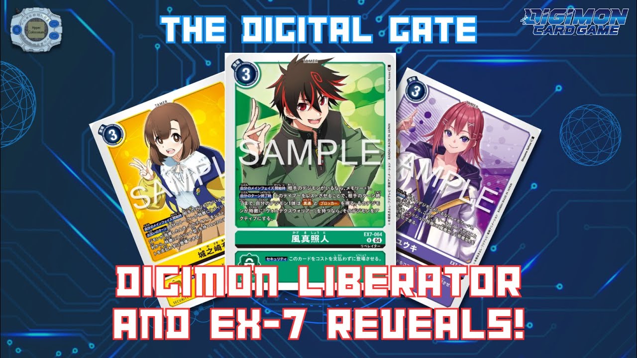 The Digital Gate: New Digimon Liberator News and EX-07 Reveals!! - YouTube