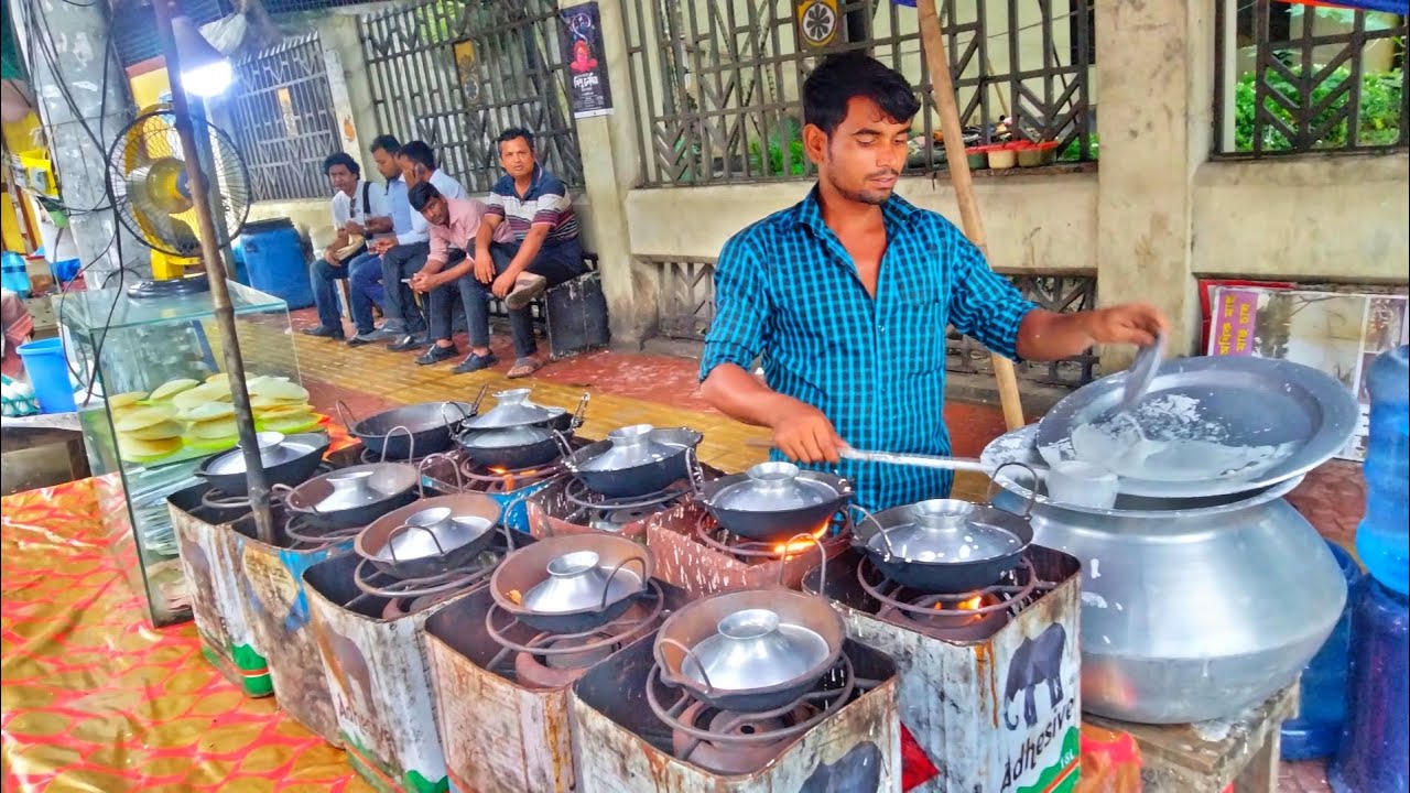 Amazing! Chitai Pitha For 10 Taka On The Streets Of Dhaka | Testy Egg ...