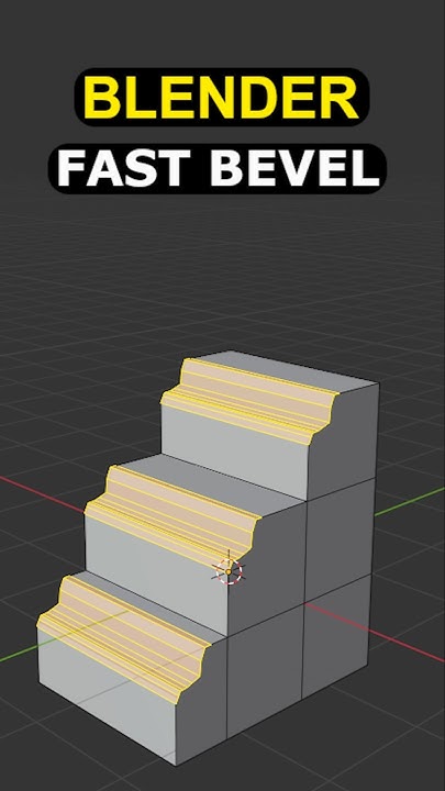 Fast EASY Bevels - Blender Quick Tip #3d #blender #animation - YouTube
