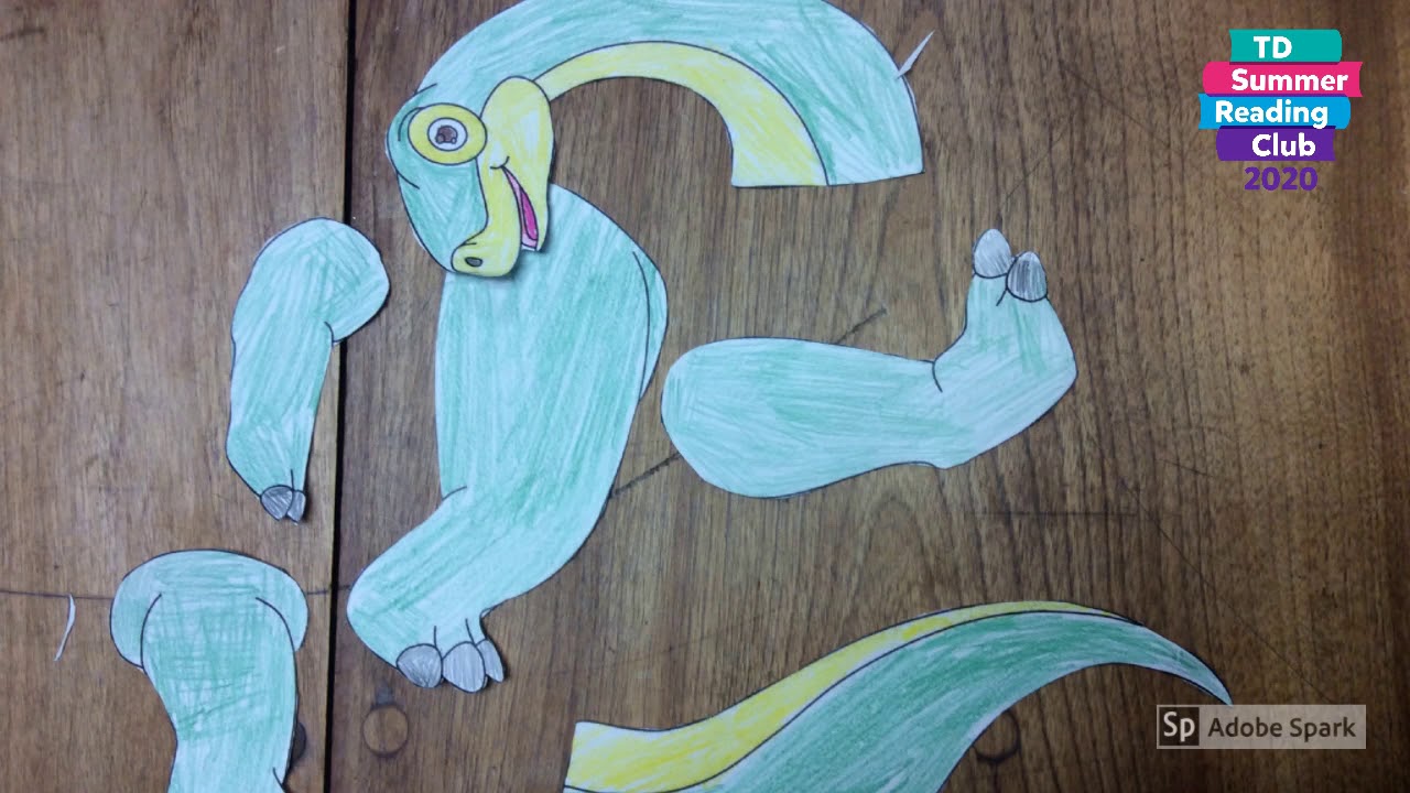 Brontosaurus Craft - YouTube