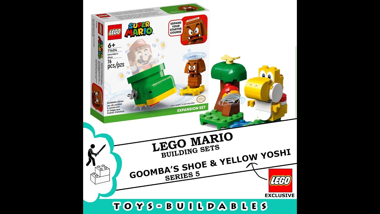 Lego Mario: Goomba's Shoe & Yellow Yoshi Tree - YouTube