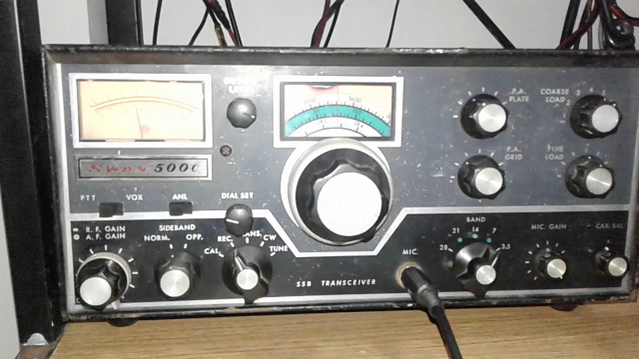 Radio Swan 500C - QSO com PY6GSR Gilberto - YouTube