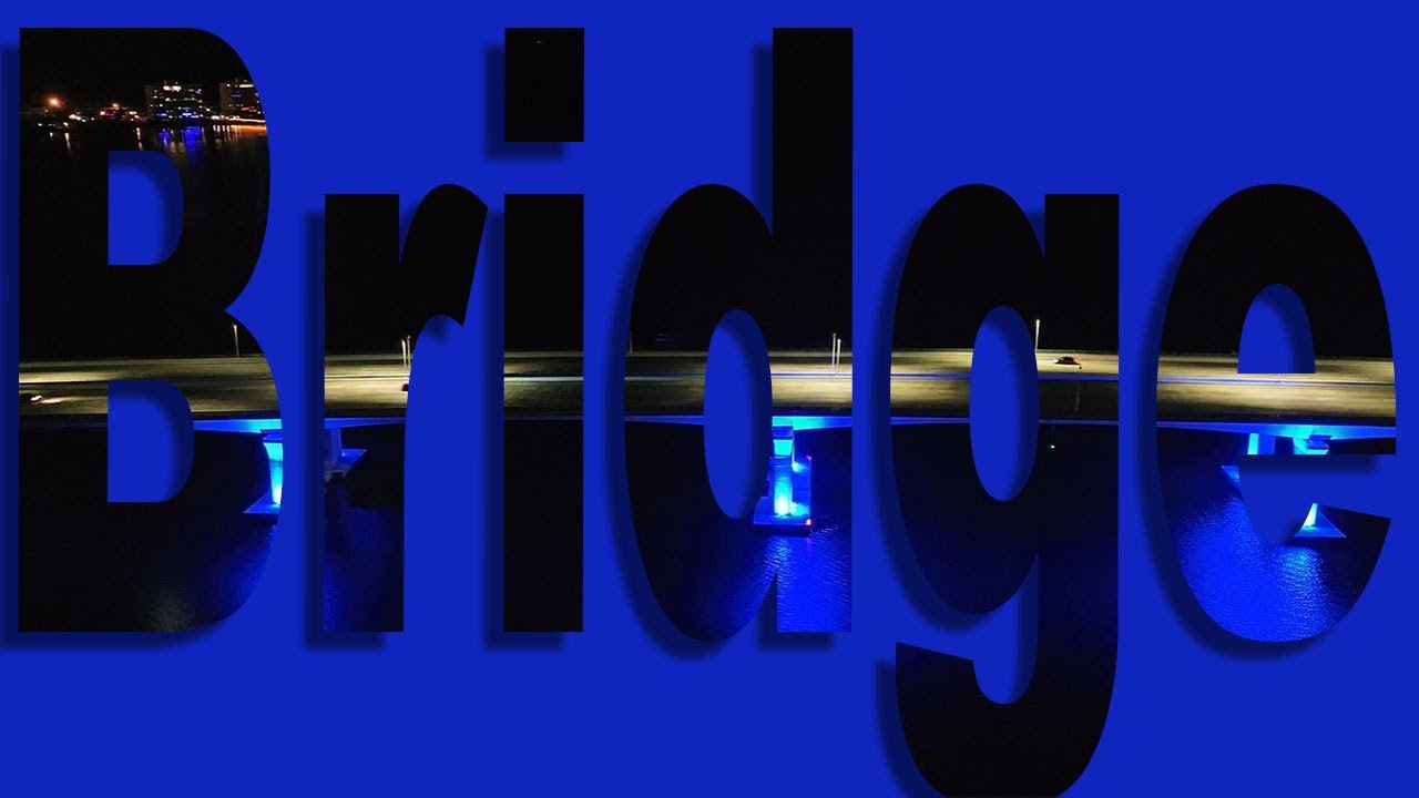 15 second Reel 4K HSBLD 1031 Aerial view of the Hathaway bridge at ...